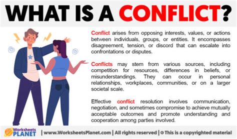 What Is A Conflict Definition Of Conflict