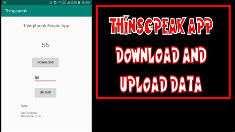 Aplikasi Android Download Dan Upload Data Thingspeak Iot Youtube