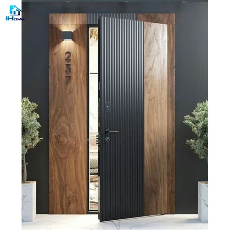 Modern Wood Pivot Door Interior Solid Wood Pivot Door Entrance Door