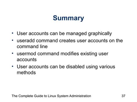 Chapter11 Linux Managing Users Ppt Ppt