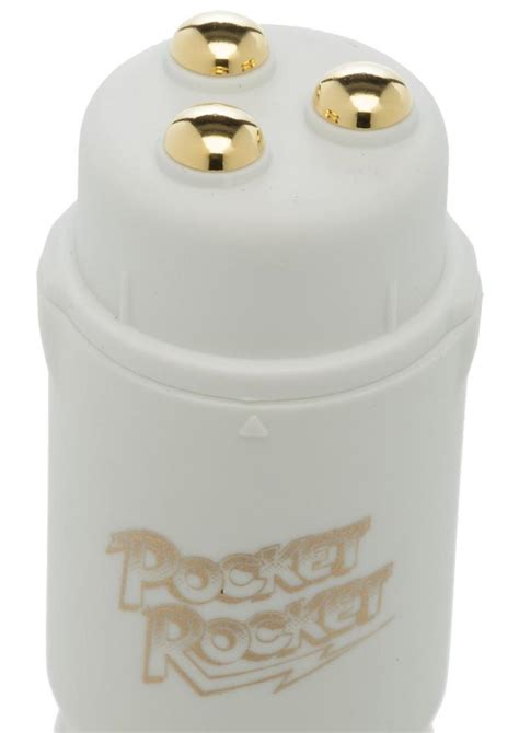 Pocket Rocket Mini Massager 4 Inch Ivory Pure Pleasure Toys