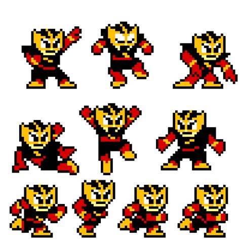 Pixilart Elec Man Sprites By Makkusu