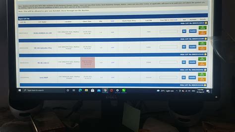 Mstc Live Auction Bidding Mstc Importexport Custom Coustomauction