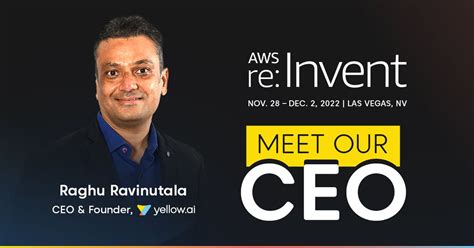 Aayush Lalit Jain On Linkedin Meet Our Ceo Aws Reinvent 2022 Yellowai