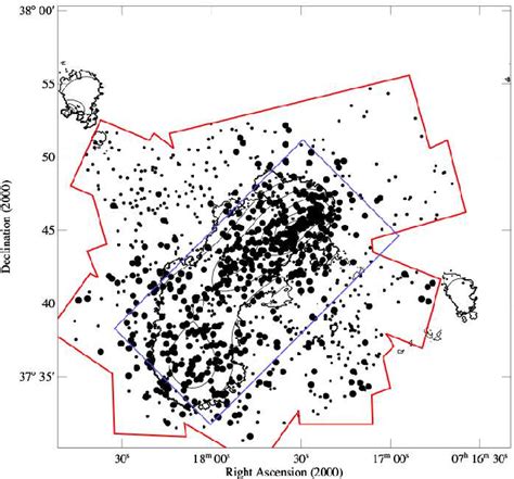 Figure 1 From A Weak Lensing Mass Reconstruction Of The Large‐scale
