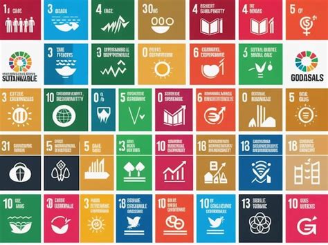 Sdg Color Icon Symbol Corporate Social Responsibility Element