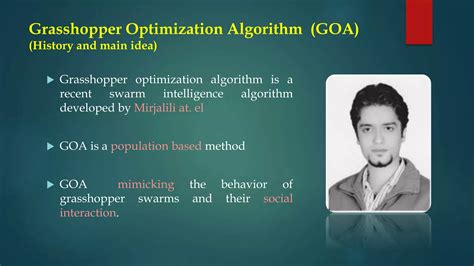 Grasshopper Optimization Algorithm Pptx