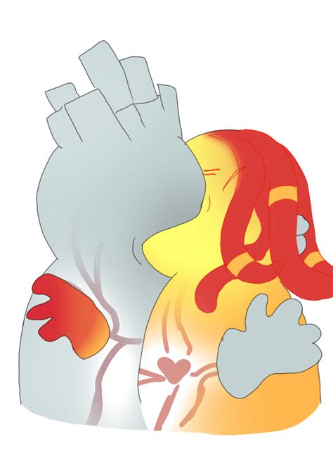 Rule 34 Arteries Cartoony Cicerwoah Color Colored Dreads Heart Holding Onto Partner Humor