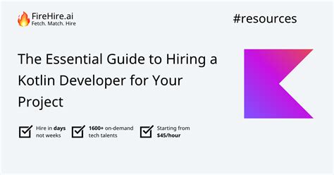 Firehire How Do I Hire A Kotlin Developer