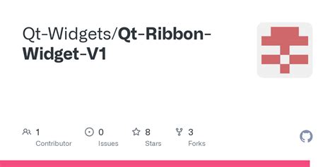 Github Qt Widgetsqt Ribbon Widget V1