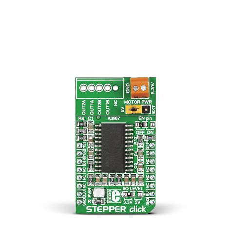 Stepper Click Stepper Motor Driver Board With A3967slbt Microstepping