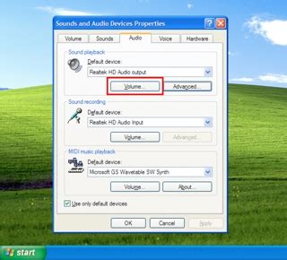 Adjusting The Volume On Your System And Computer