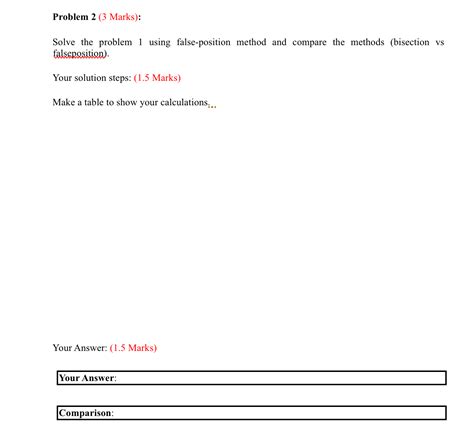 problem 2 3 ﻿marks solve the problem 1 ﻿using