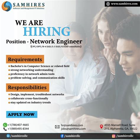 Samhires Llc On Linkedin Networkengineer Freshgraduates Samhiresllc