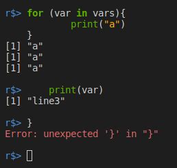 R For Loop Works Fine In R Studio Not In VS Code Stack Overflow