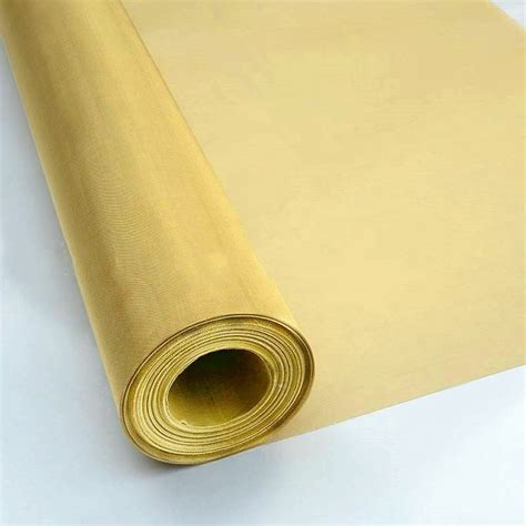 16 40 80 Mesh 6 200 Mesh Plain Woven Brass Screen Meshbrass Wire