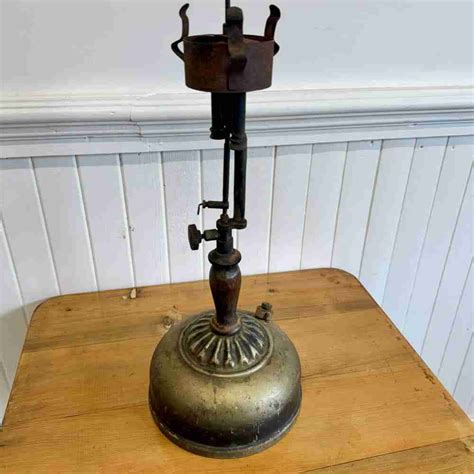 Antique Coleman Quick Lite Gas Table Lamp Historic House Salvage