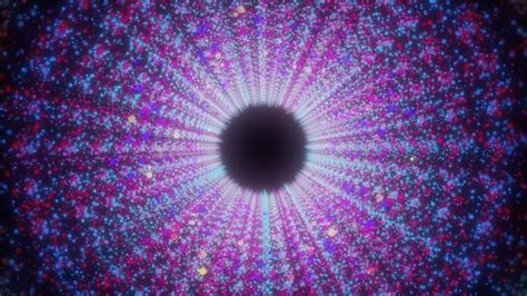 Premium Photo Abstract Particles Tunnel