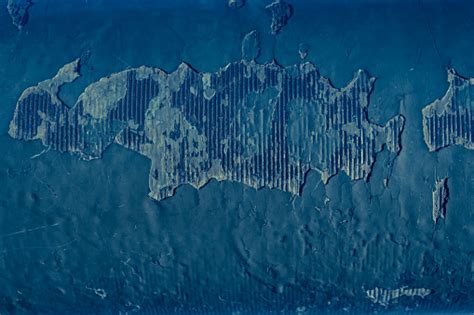 녹슨 배경입니다 오래 된 금속 플레이트 금이 블루 광택 페인트 0명에 대한 스톡 사진 및 기타 이미지 0명 갈색 거친 Istock