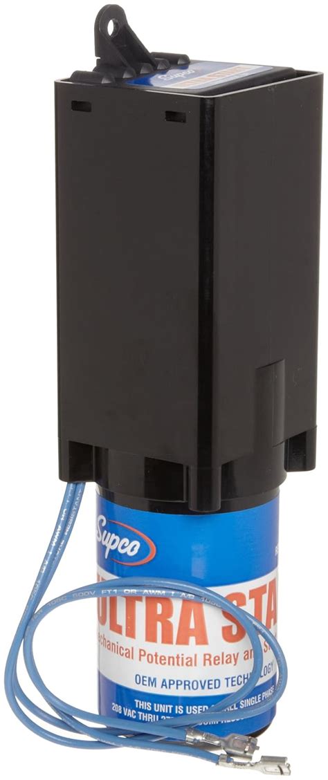 Supco Mpr5 Ultra Start Compressor Capacitor Hard Start Kit 1 To 3 Hp