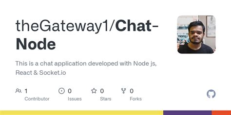 Github Thegateway1chat Node This Is A Chat Application Developed With Node Js React And