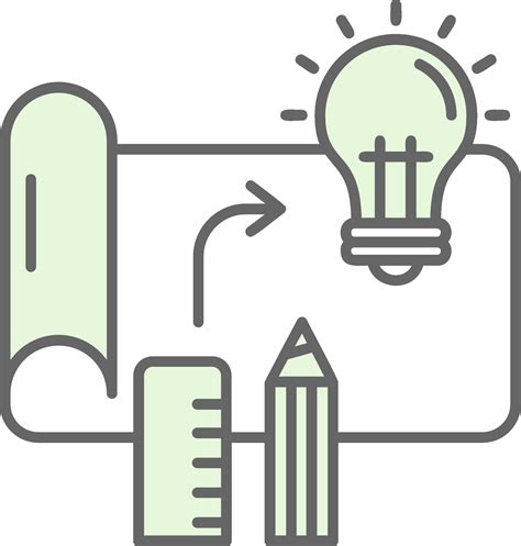 Design Process Green Light Fillay Icon 39170184 Vector Art At Vecteezy