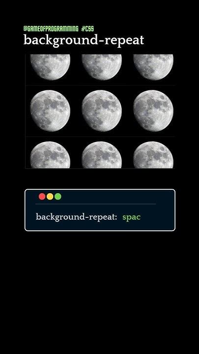 Background Repeat Css 👾👨‍💻 Css Webcoding Webdesign Programming