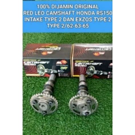 Red Leo High Performance Camshaft Intake Dan Exzos Type 1 2 3 Honda Rs150 100 Shopee Malaysia
