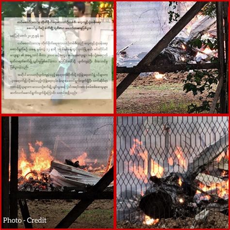 တပ်မတော် လေ မှ တိုက်ခိုက်ရေးလေယာဉ်တစ်စီး လေ့ကျင့်ပျံသန်းနေစဉ် စက်ချို့ယ