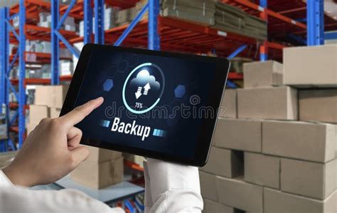 Backup Storage Data Internet Technology Business Concept Snugly Stock
