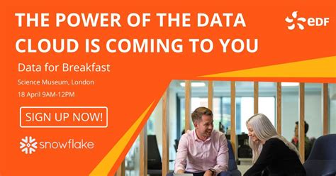 Snowflake On Linkedin Edf Data And Tech On Linkedin Dataforbreakfast Snowflake Edf…