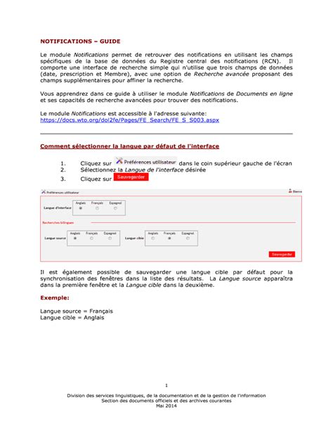 Fillable Online Notifications Guide Le Module Notifications Permet De Fax Email Print