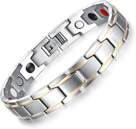 Vigor Wave® Magnetic Therapy Titanium Bracelet For Men