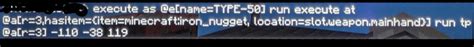 Execute Command Troubles Rminecraftcommands