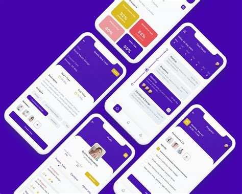 Task Manager App Ui Kit Template Ui Kit App Ui App