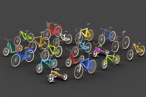 Low Poly Bicycle Pack