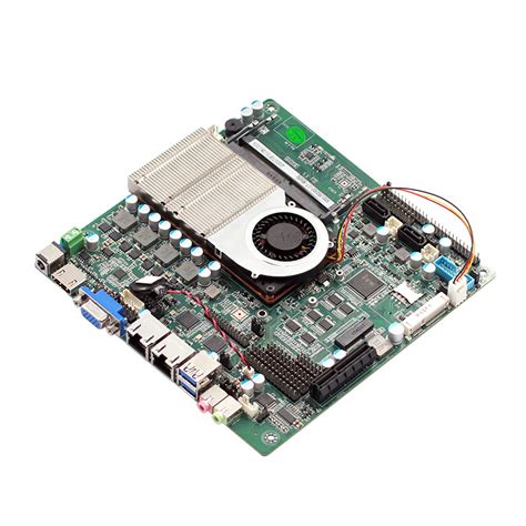 Motherboard Cpu Ddr4 Msata 8usb Sata Vga Support Touch Panel Mainboard 6com Pcie X4 Lvds Mini Pc
