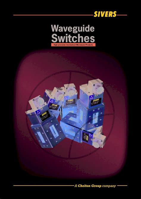 Pdf Waveguide Switches Rf Com · Waveguide Switches General This