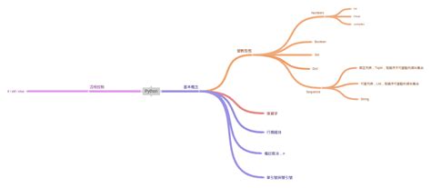 Python Coggle Diagram