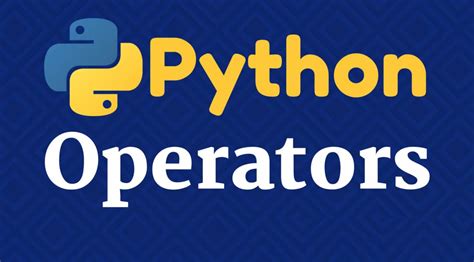 Basic Operators In Python