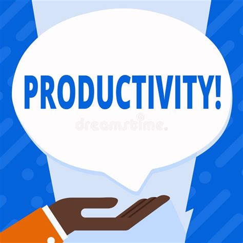 Word Writing Text Productivity Business Concept For Effective Work