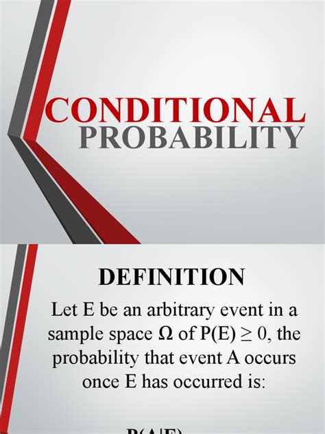 Conditional Probability Multiplication Rule Independence Pdf
