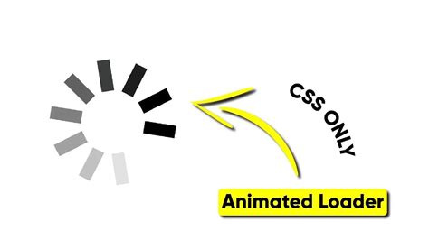 Animated Loader Using Html And Css Only Loading Animation Using Html And Css Only Programmingtt
