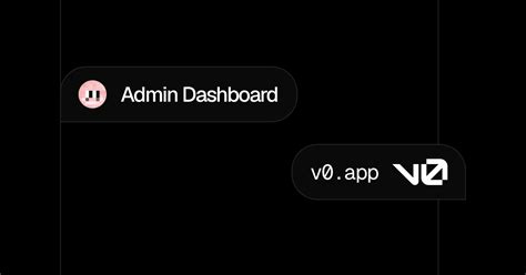 Admin Dashboard V0 By Vercel