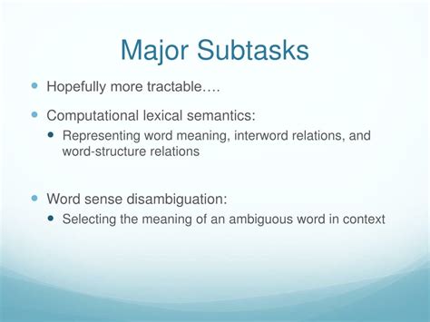 Ppt Computational Semantics Powerpoint Presentation Free Download Id 1940266