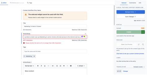 Contentful Integration For Content Workflow Bynder Support