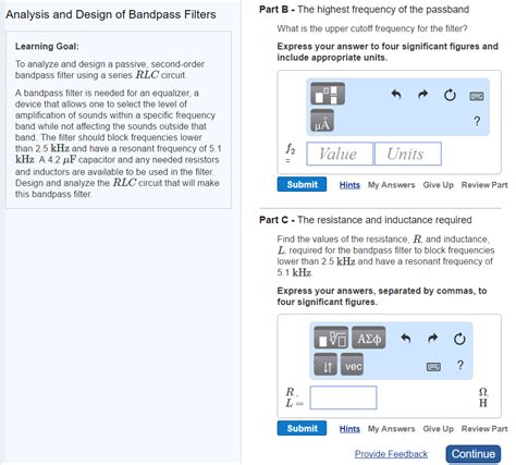Solved To Analyze And Design A Passive Second Order Chegg