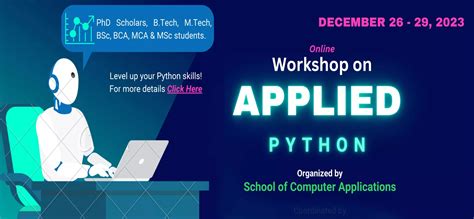 Four Days Online Workshop On Applied Python Ii Kiit Deemed To Be