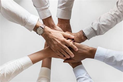Diverse People Joining Hands Together Teamwor Royalty Free Stock