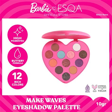 Promo Barbie X Esqa Make Waves Eyeshadow Palette Diskon 15 Di Seller